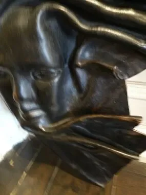 Art | Vintage Leather Face Mask Sculpture 3d Wall Hanging Dominican 7s ...